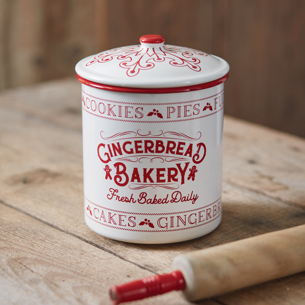 Gingerbread Bakery Canister – West Haven & Company