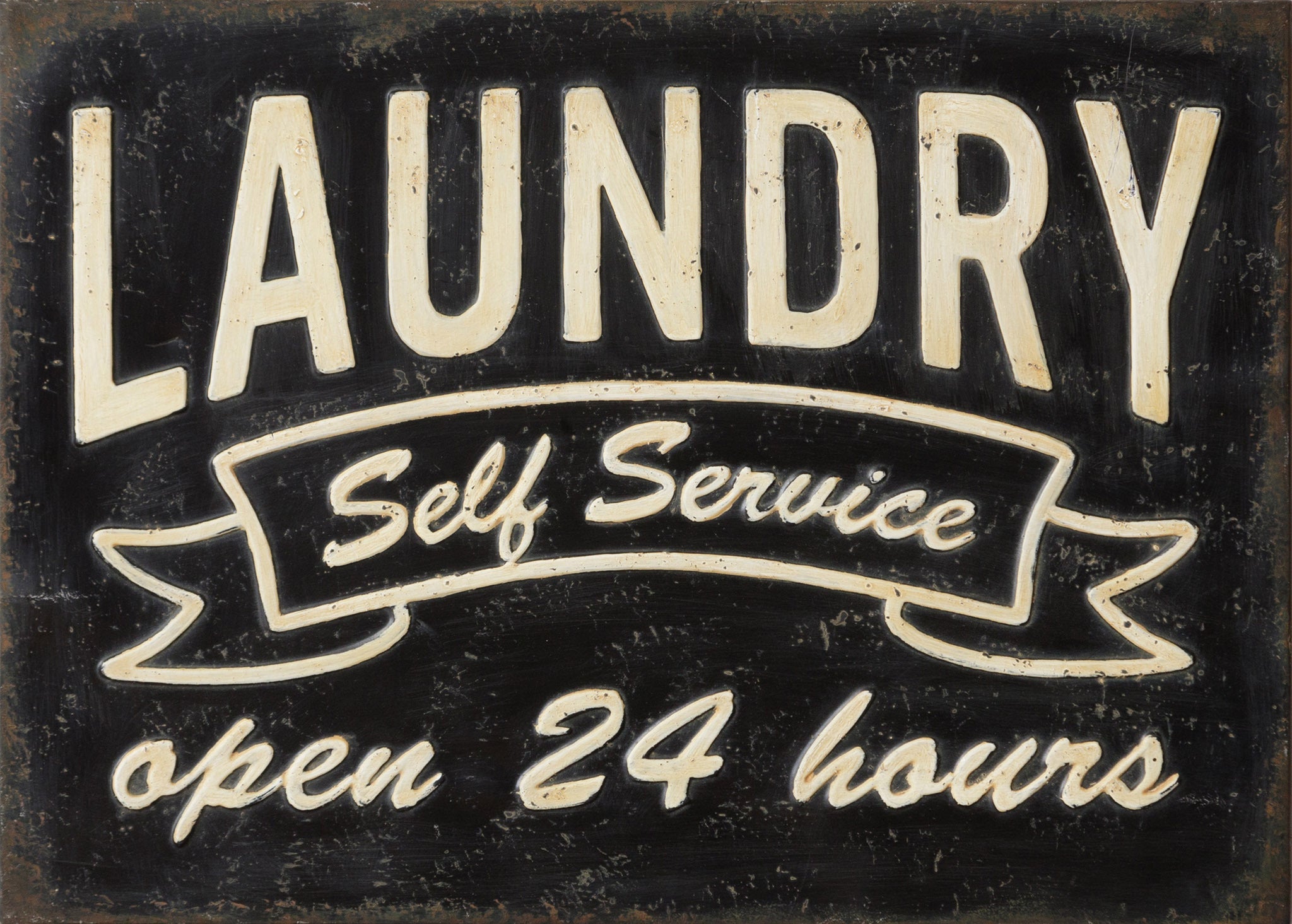 Iron Laundry Room Self Service Wall Art – West Haven & Company